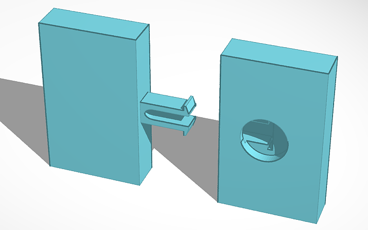 3D design Cantilever Joint - Tinkercad