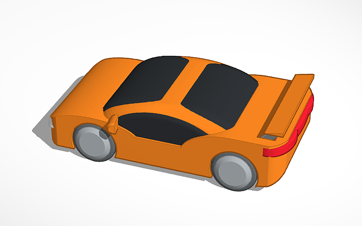 3d Design Coche Tinkercad