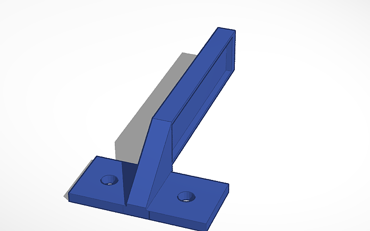 3d Design End Stop Holder Tinkercad
