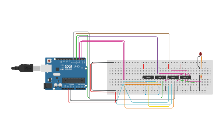 Circuit design LAB 3 a - Tinkercad