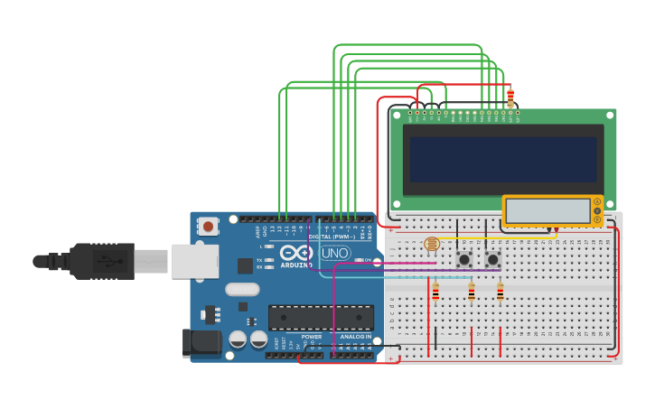 Circuit design Linear Interpolation | Tinkercad