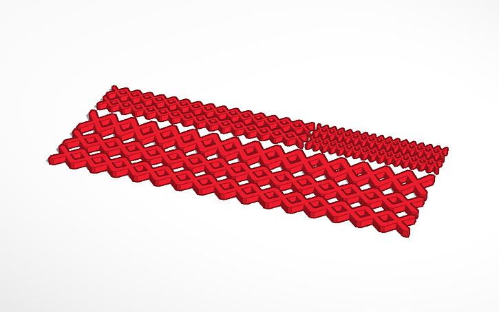 3d Design Lattice Strips Tinkercad
