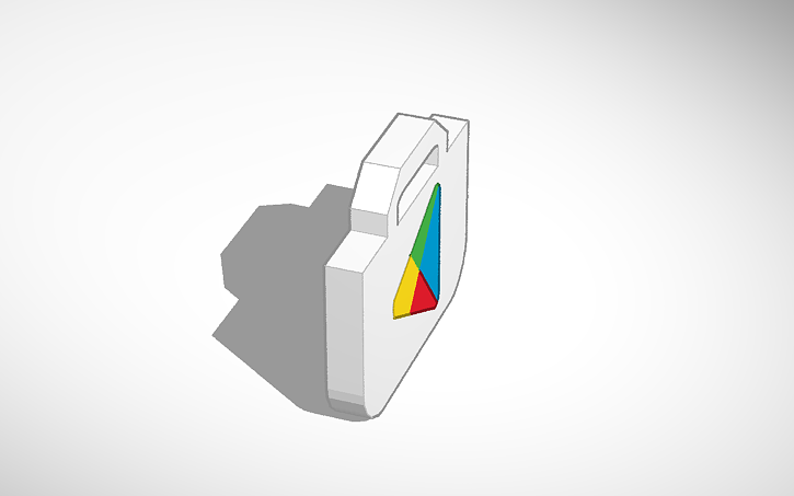 3D design Play Store's shopping bag | Tinkercad