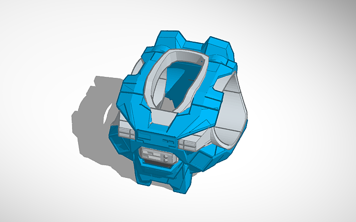 3D design Chest Piece - Tinkercad