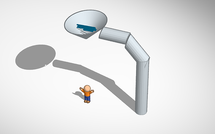 3D design Funny funnel - Tinkercad
