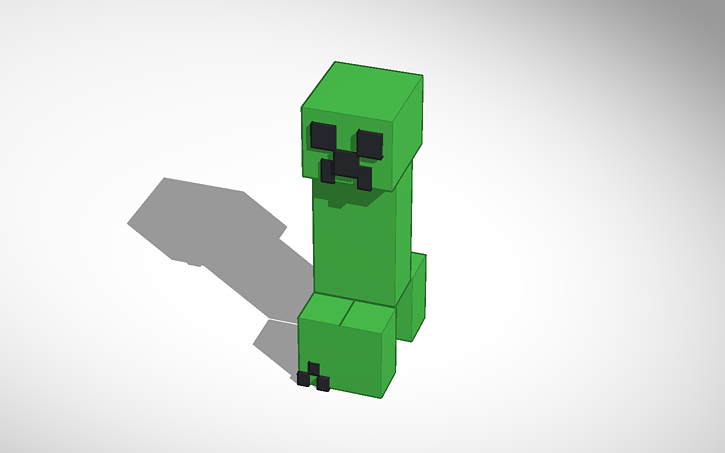 3D design Jonathan/ creeper minecraft - Tinkercad
