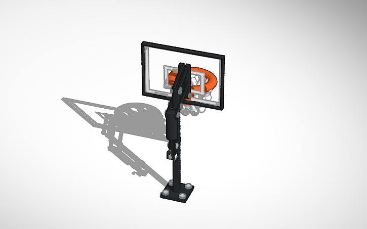 3D design basketball hoop - Tinkercad