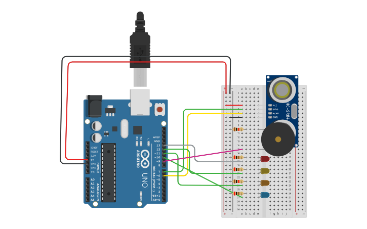 Circuit design Proximity Project | Tinkercad