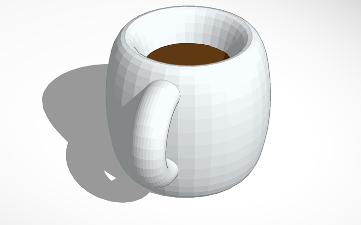 3D design coffee mug - Tinkercad