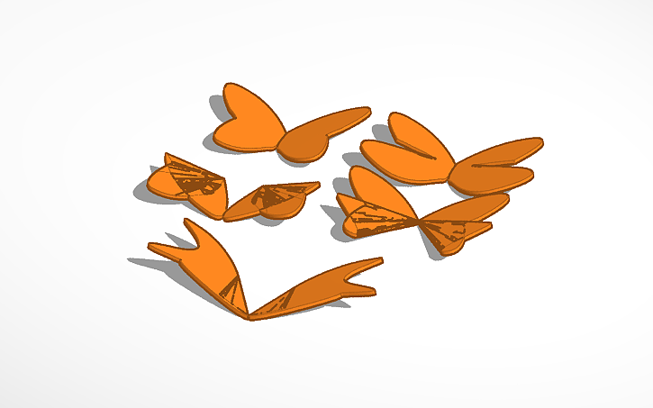 3D design Lab 568D - Ruby Marroquin, Butterfly - Tinkercad