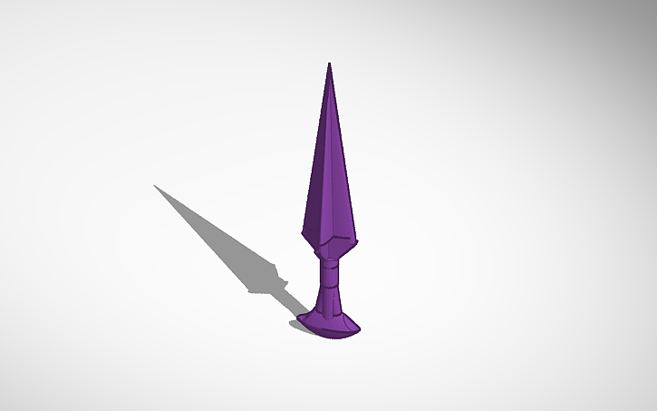 3D design Bellatrix Lastranges Dagger - Tinkercad
