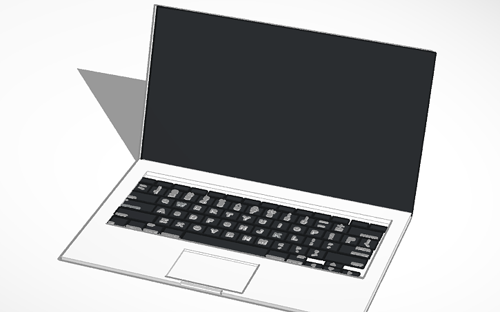 3D design Apple Laptop | Tinkercad