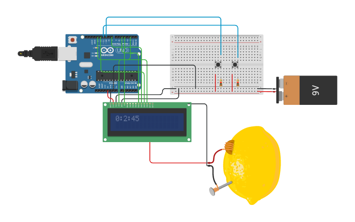 Circuit design stopwatch | Tinkercad