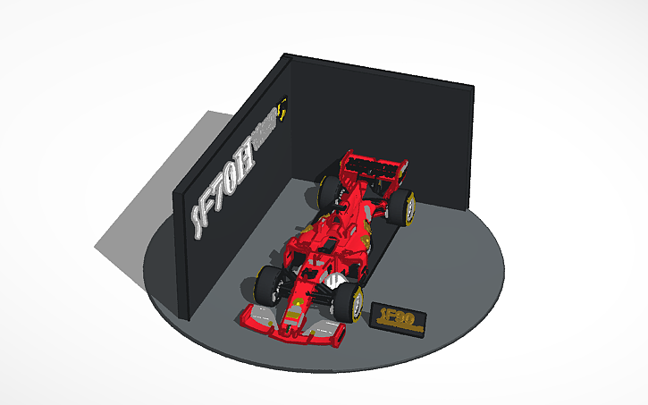 3D design SF70H Ferrari F1 ultimate - Tinkercad