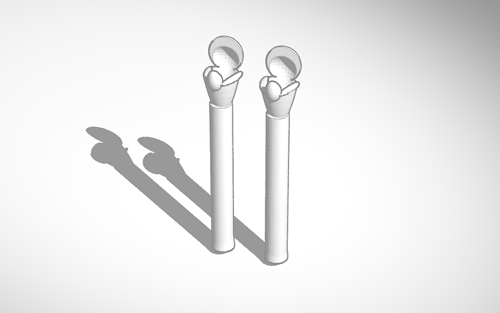 3D design Ulna - Tinkercad