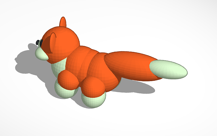 3D design Fox | Tinkercad