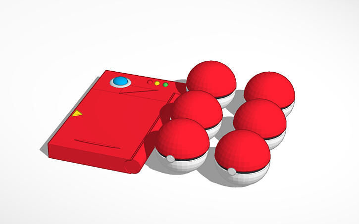 3D design Pokemon Trainer Starter Pack | Tinkercad