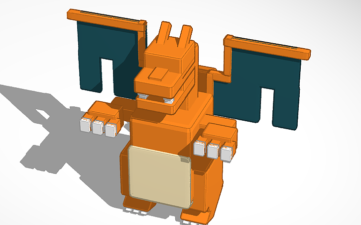 3D design Charizard - Tinkercad