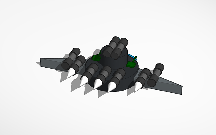 3D design Battle plane - Tinkercad