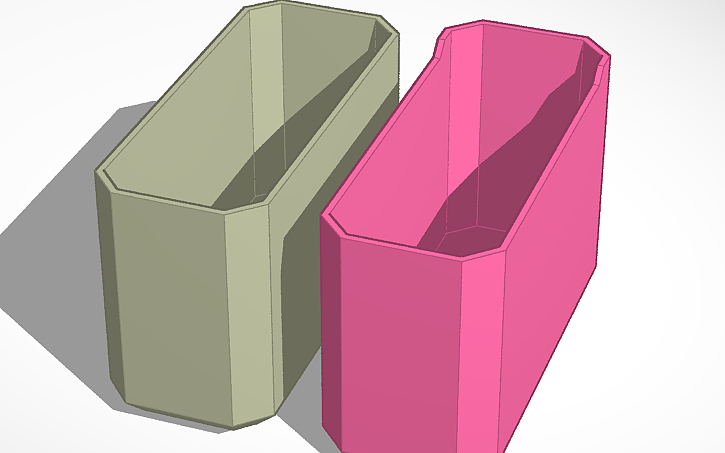 3D design Milwaukee Packout - Middle Trays - Tinkercad