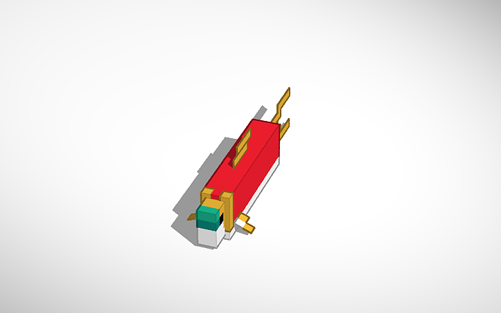 3D design Minecraft Salmon - Tinkercad