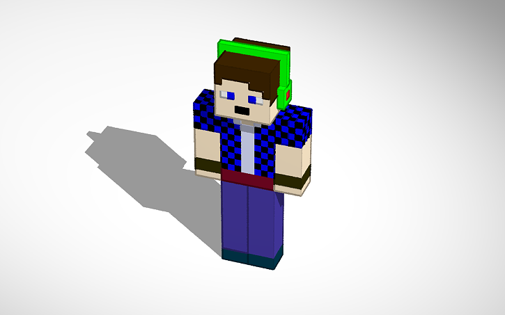 3D design MY MINECRAFT SKIN - Tinkercad