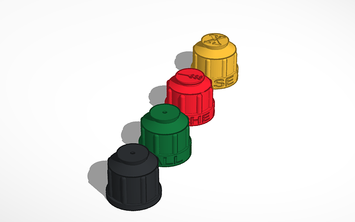 3D design Paintball Tank Caps | Tinkercad