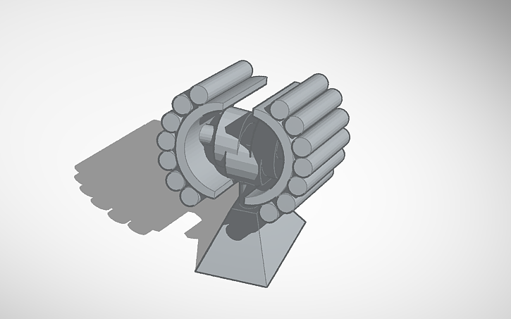 3D design RBU-6000 ASW Rocket Launcher - Tinkercad