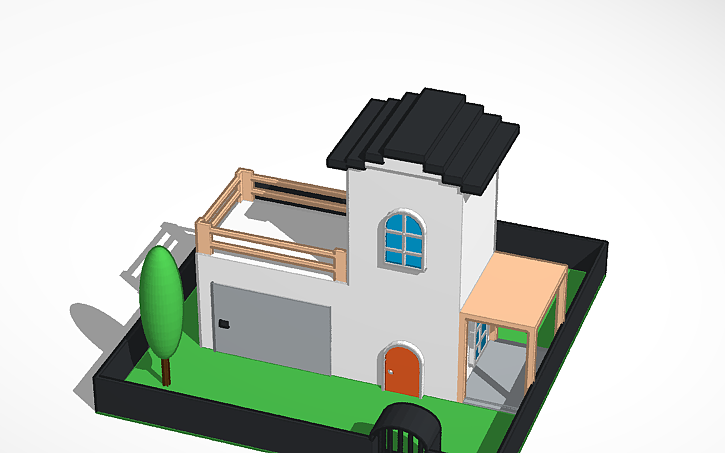 3D design Casa - Tinkercad