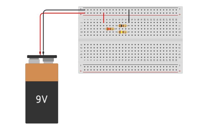 Circuit design circuito mixto - Tinkercad