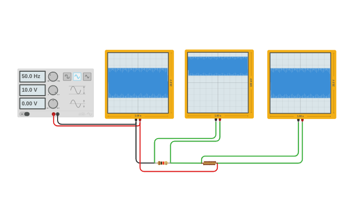 Circuit design 7ª avaliação - CIRCUITO a1) | Tinkercad