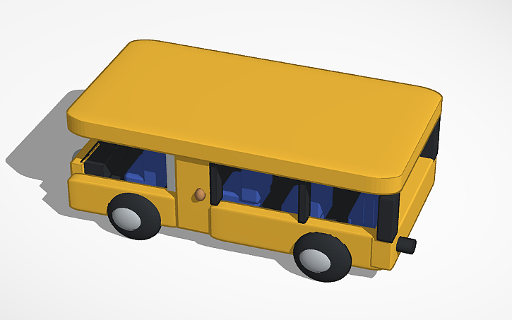 3D design bus - Tinkercad