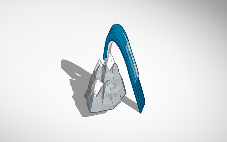 3D design Waterfall - Tinkercad