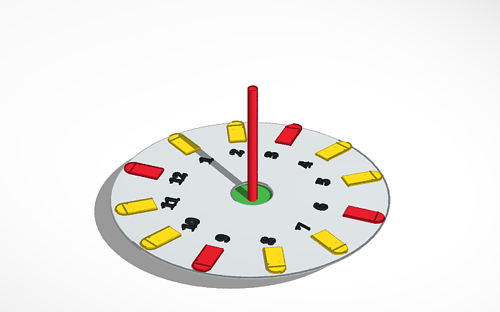 3D design Sundial - Tinkercad
