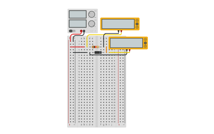 Circuit design Zener Diode Circuit - 1 | Tinkercad
