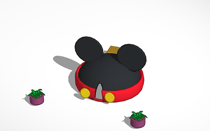 3D design La Casa de Micky Mouse - Tinkercad