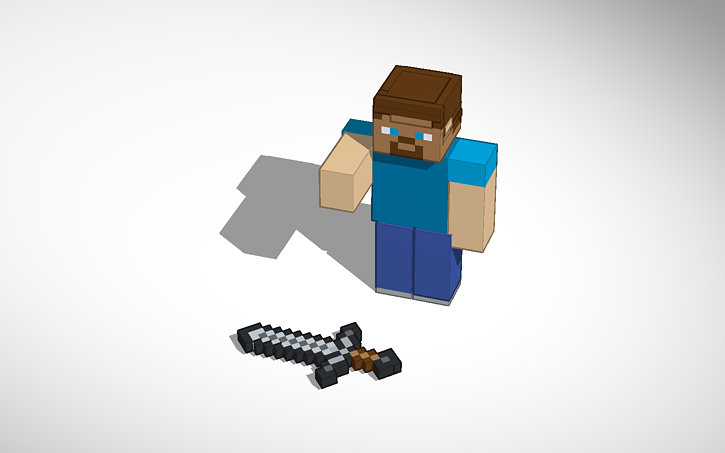 3D design rock3d minecraft tool - Tinkercad