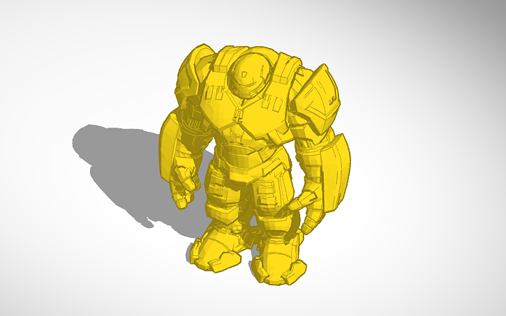 3D design hulkbuster - Tinkercad