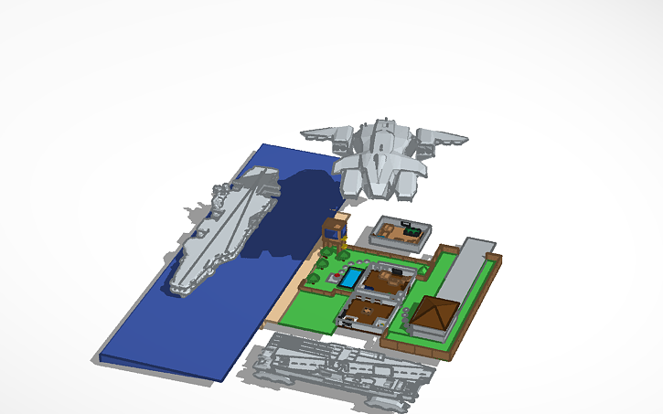 3d Design Huge Compound Tinkercad