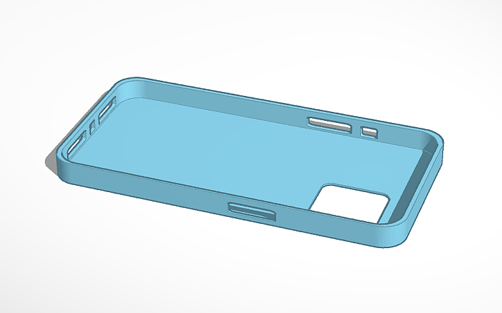 3D design iphone 13 case - Tinkercad