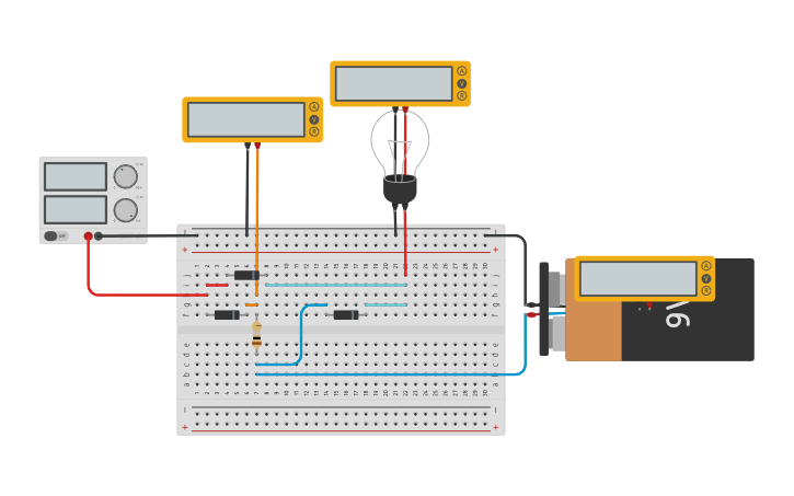Circuit design Basic DC UPS - Tinkercad