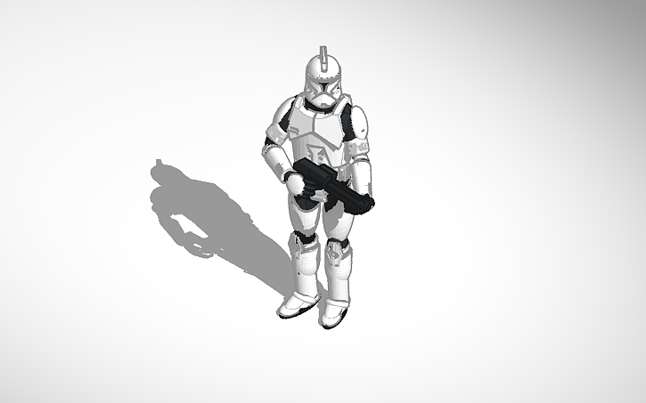 3D design Phase 1 Clone Trooper (Standard) V2 | Tinkercad