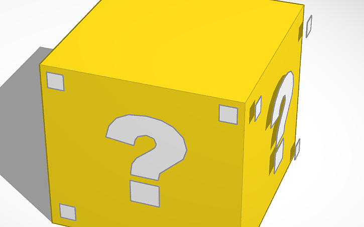 3D design Lucky Block | Tinkercad