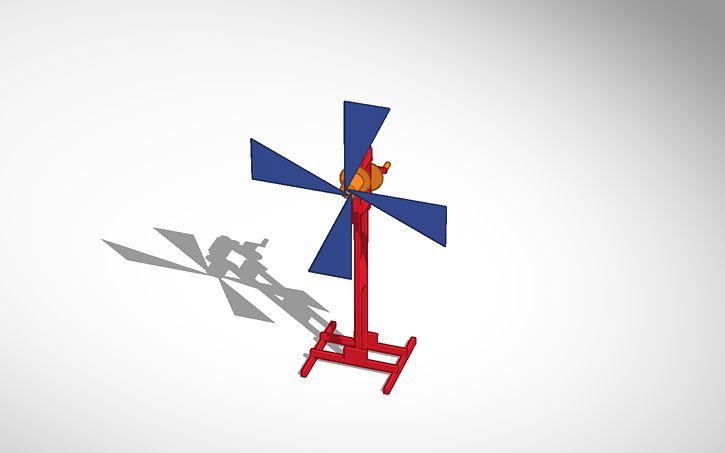 3D design windmill - Tinkercad