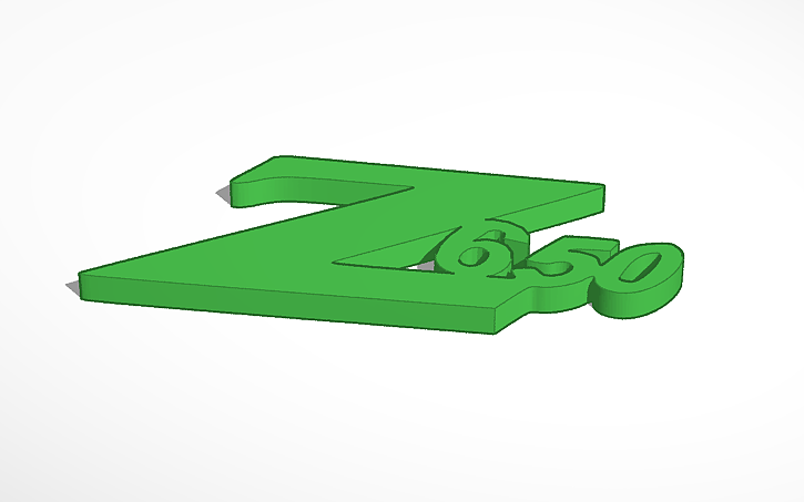 3D design Copy of Kawasaki Z750 logo | Tinkercad