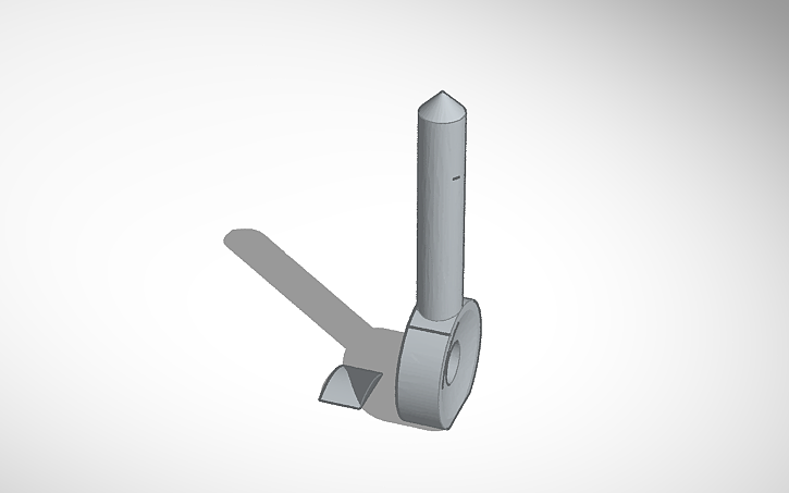 3D design USSR Missile Key - Tinkercad
