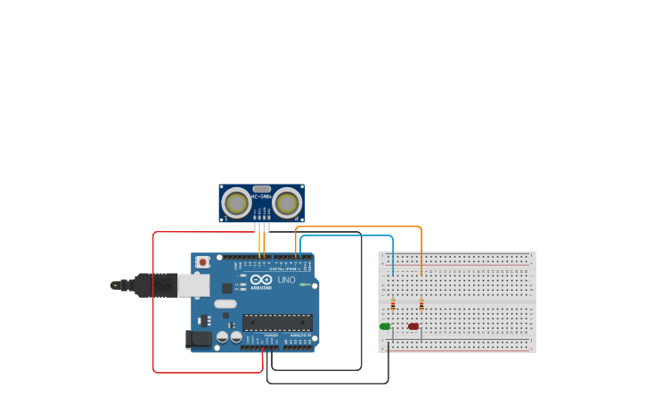Circuit design Sumo Bot - Arduino - Lab 1 | Tinkercad