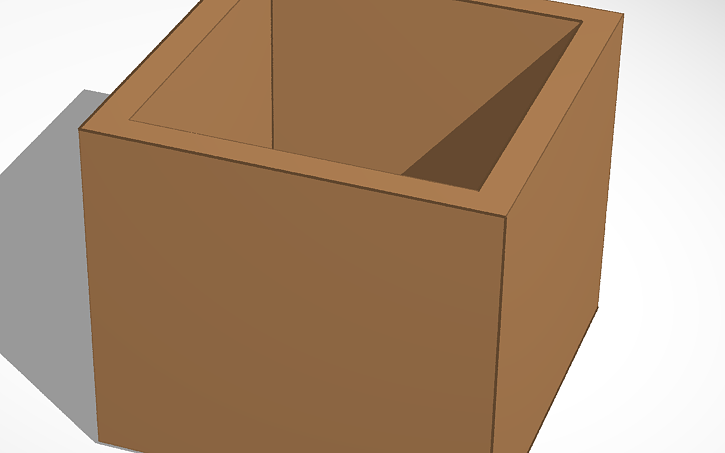 3D design caja - Tinkercad