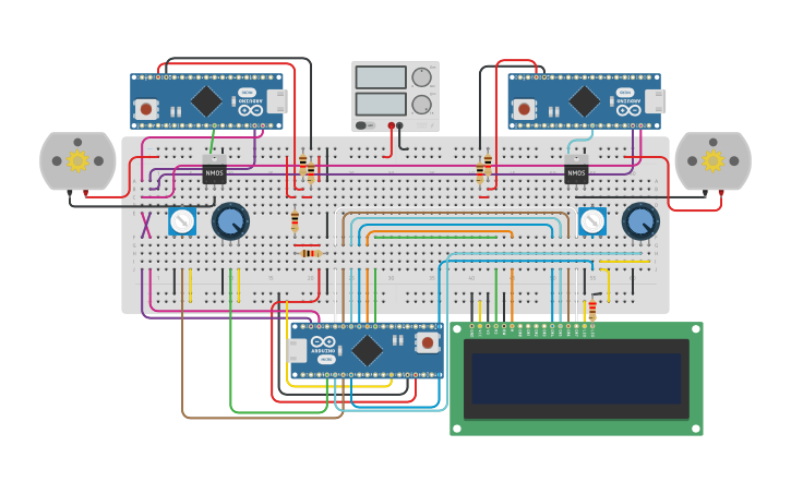 Circuit design Bluetooth PWM | Tinkercad