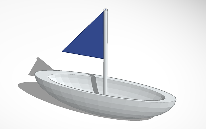 3D design boat - Tinkercad